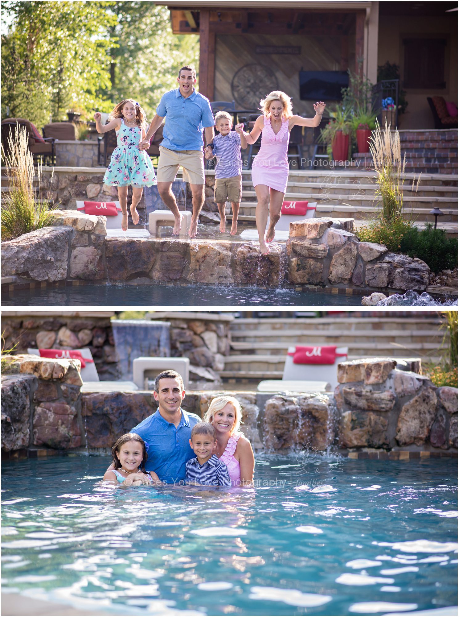 Backyard Pool Session » Faces You Love Photography